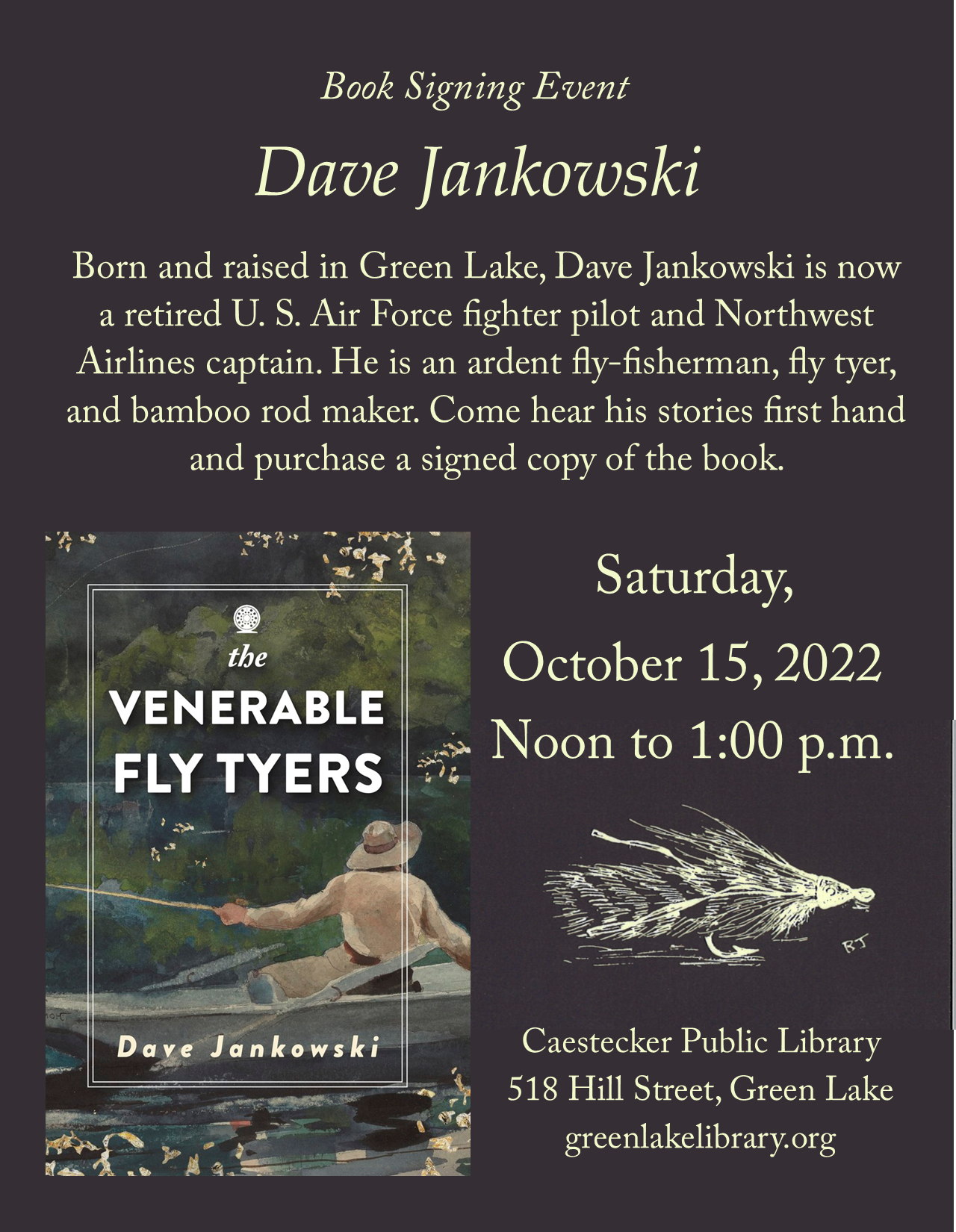 Caestecker Public Library | Author Event: Dave Jankowski